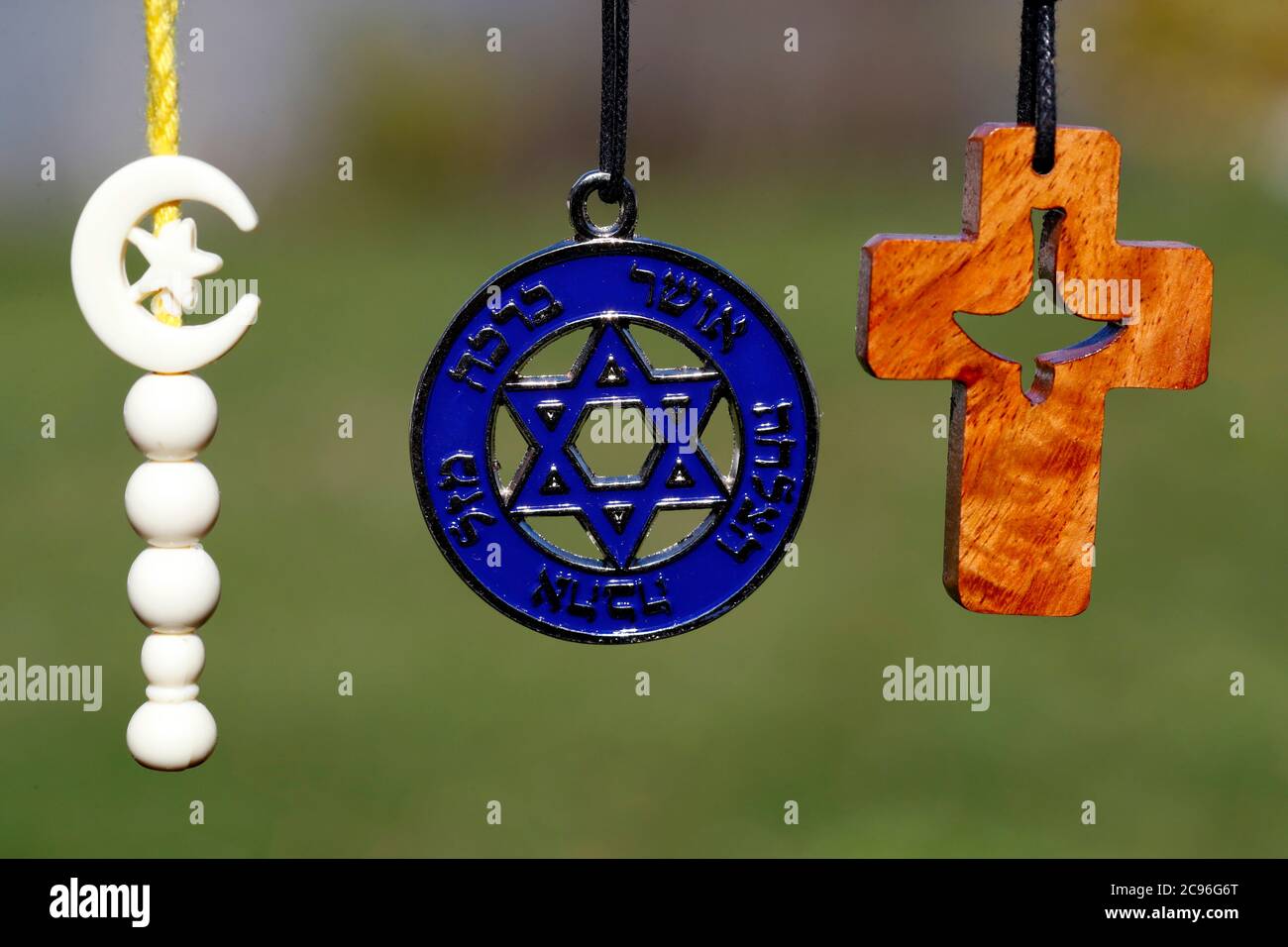 Christianity, Islam, Judaism 3 monotheistic religions. Jewish Star of ...