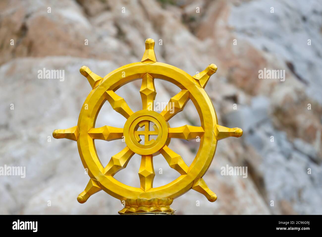 Dharma wheel hi-res stock photography and images - Alamy