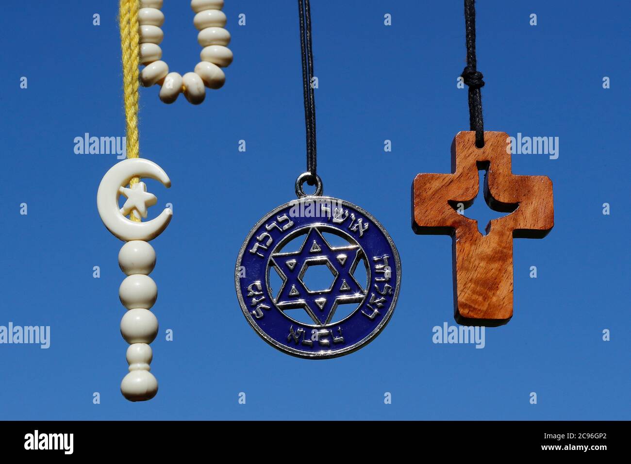 Christianity, Islam, Judaism 3 monotheistic religions. Jewish Star of ...
