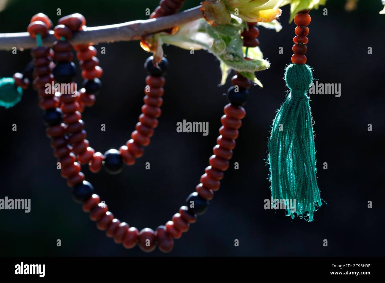 Islamic prayer beads : Tasbih or Misbaha. France Stock Photo - Alamy