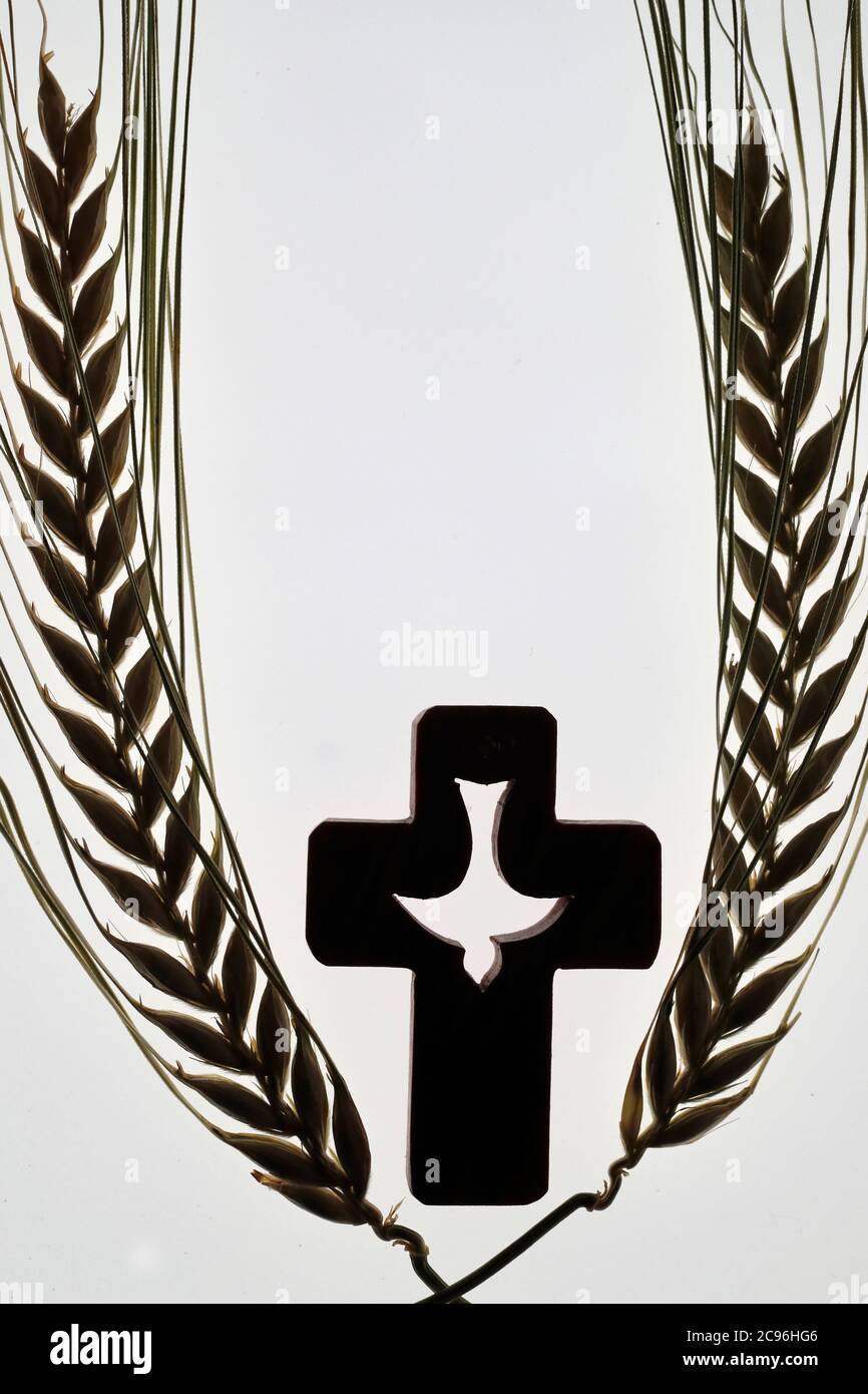 Christian Cross Wheat High Resolution Stock Photography and Images - Alamy