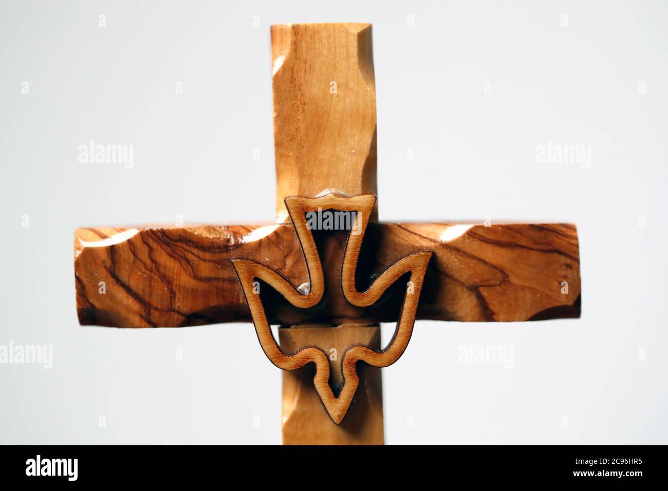The Christian cross with Holy Spirit. France Stock Photo - Alamy