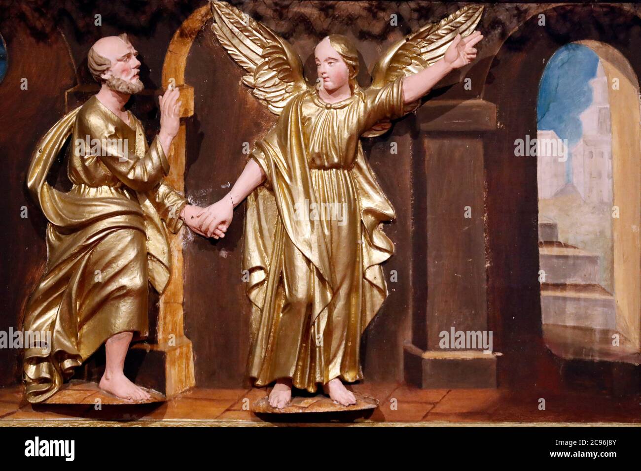 Saint Pierre aux Liens ( (Saint Peter in Chains ) church. The ...