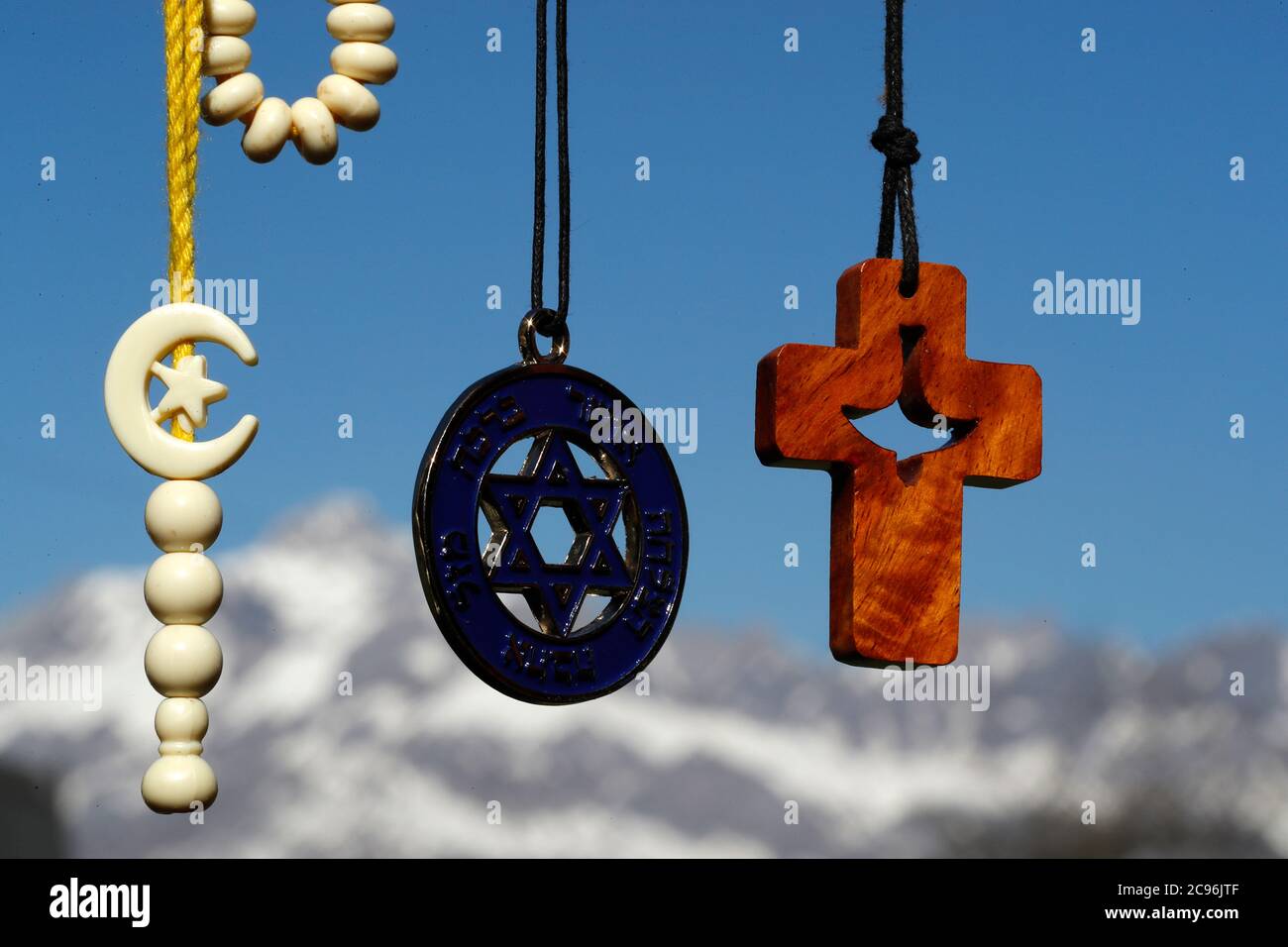 Christianity, Islam, Judaism 3 monotheistic religions. Jewish Star of ...