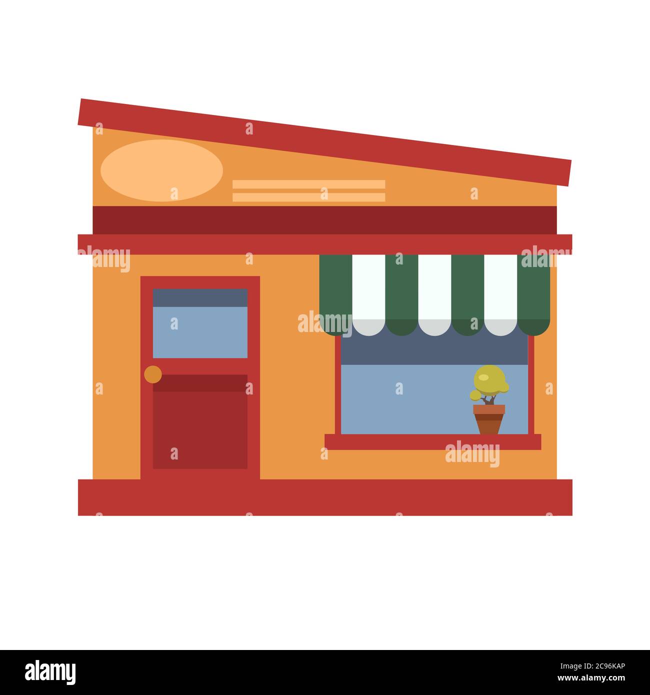 Sign on a fast food window Stock Vector Images - Alamy