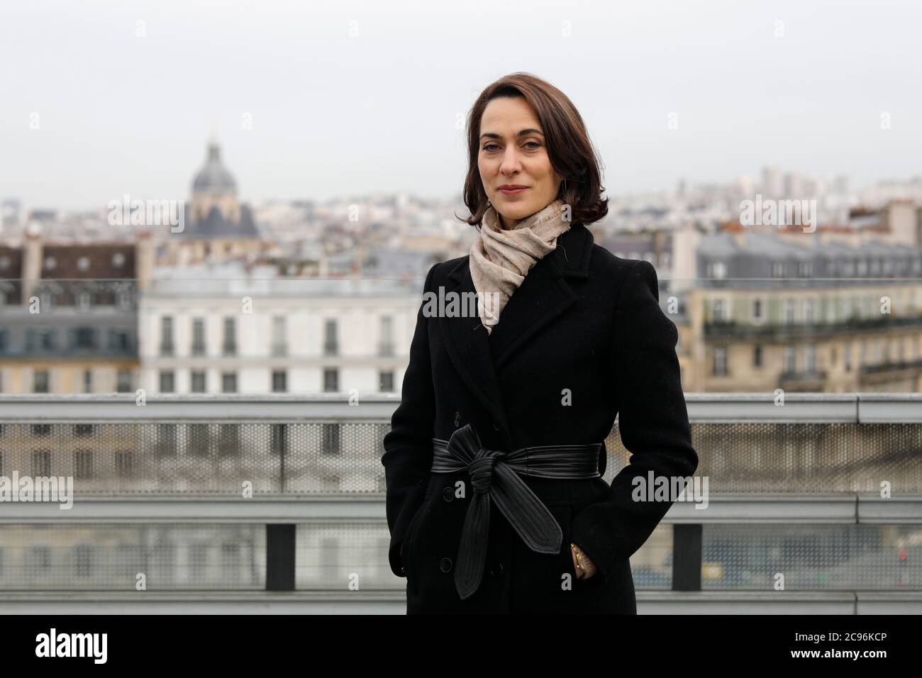 Kahina Bahloul, the first woman imam in France , in Paris Stock Photo ...
