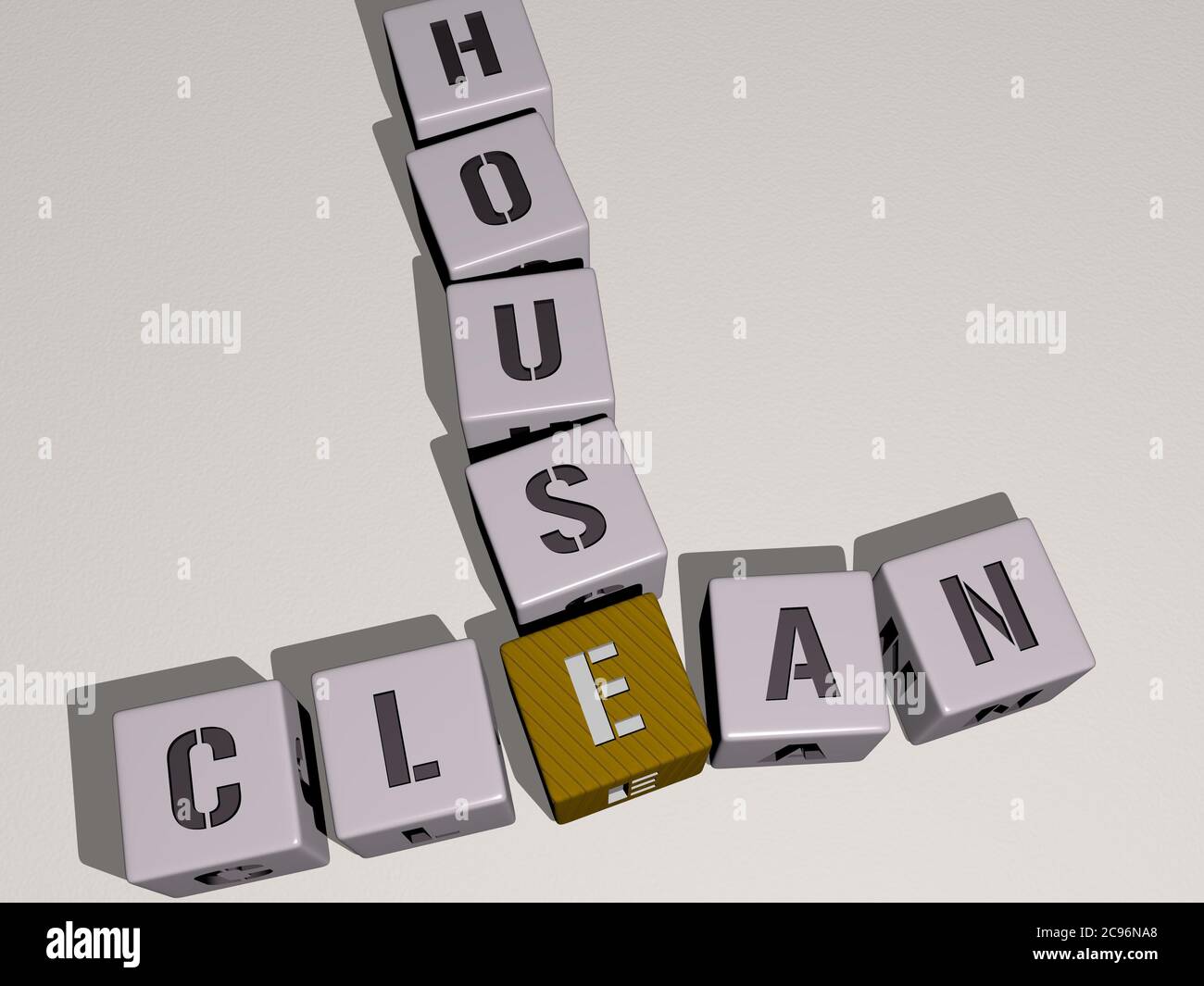 clean house combined by dice letters and color crossing for the related ...