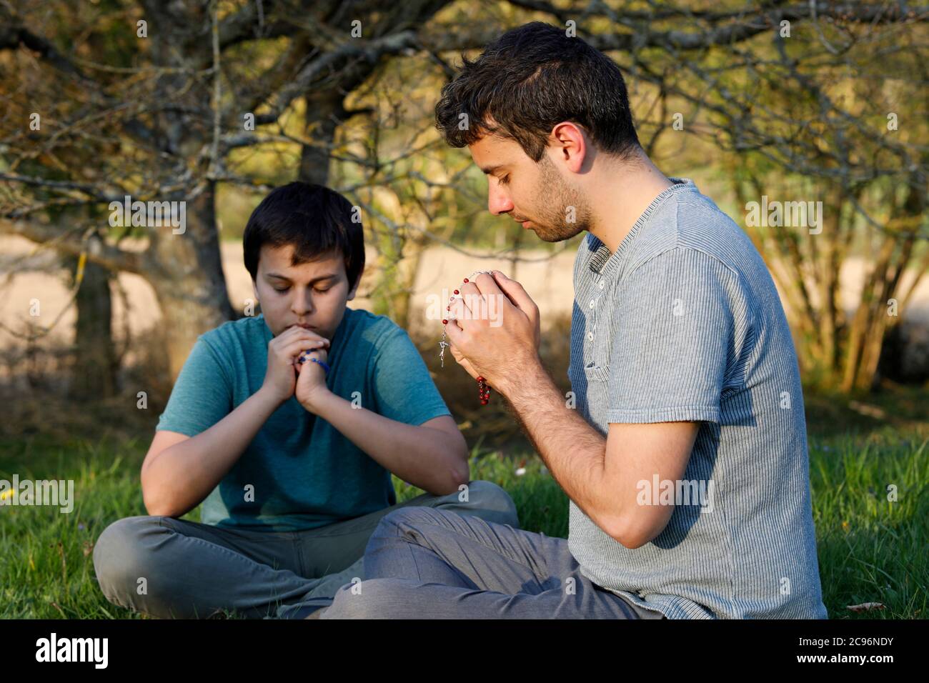 Youth prayer garden hi-res stock photography and images - Alamy