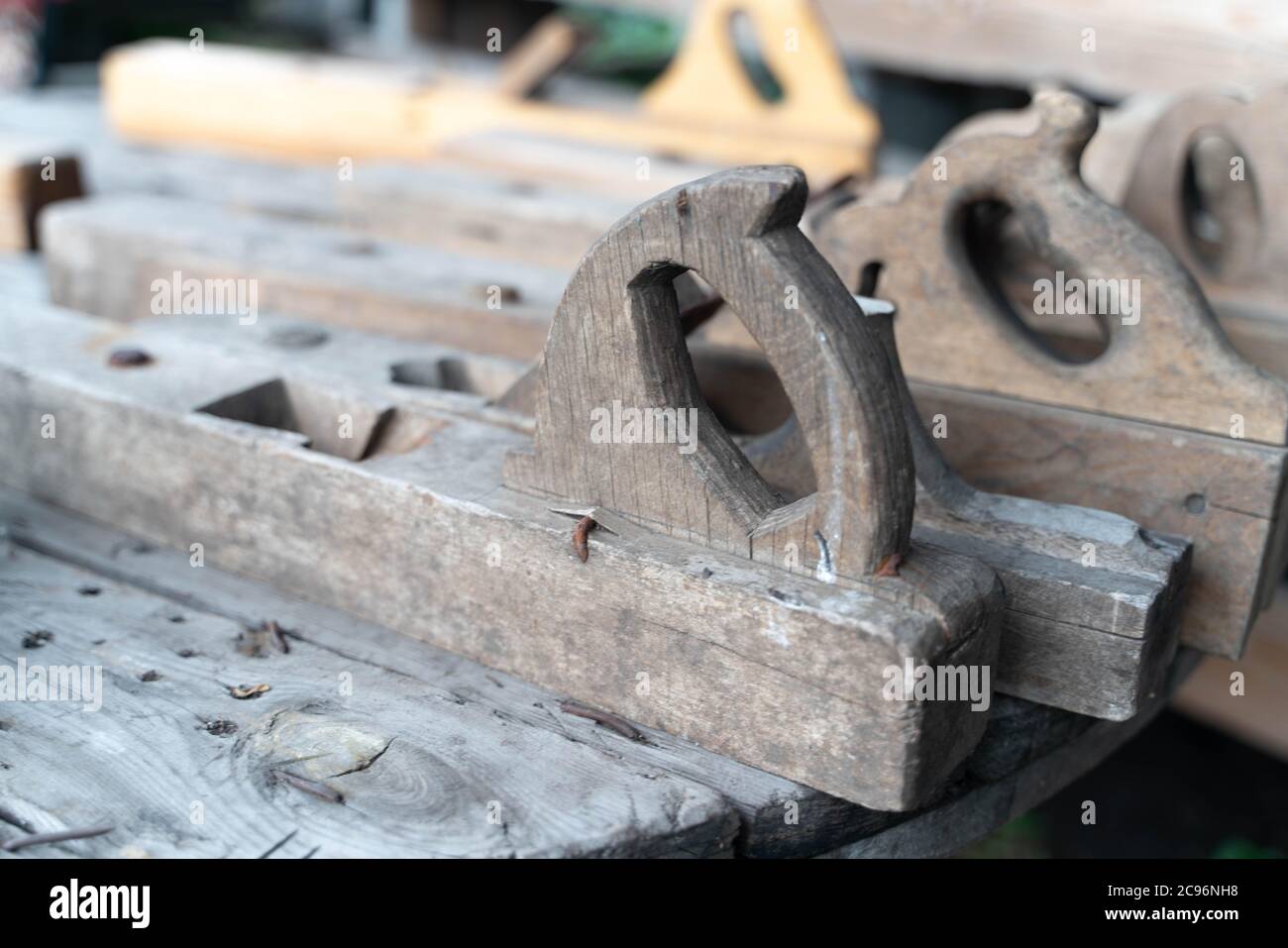 The old traditional plane in small village Stock Photo - Alamy