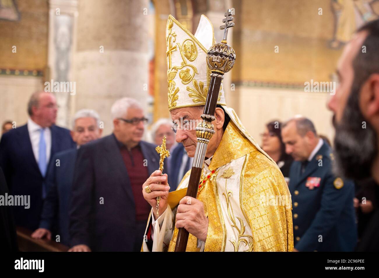 Inauguration of Saint Charbel Monastery in Rome during a festive mass ...