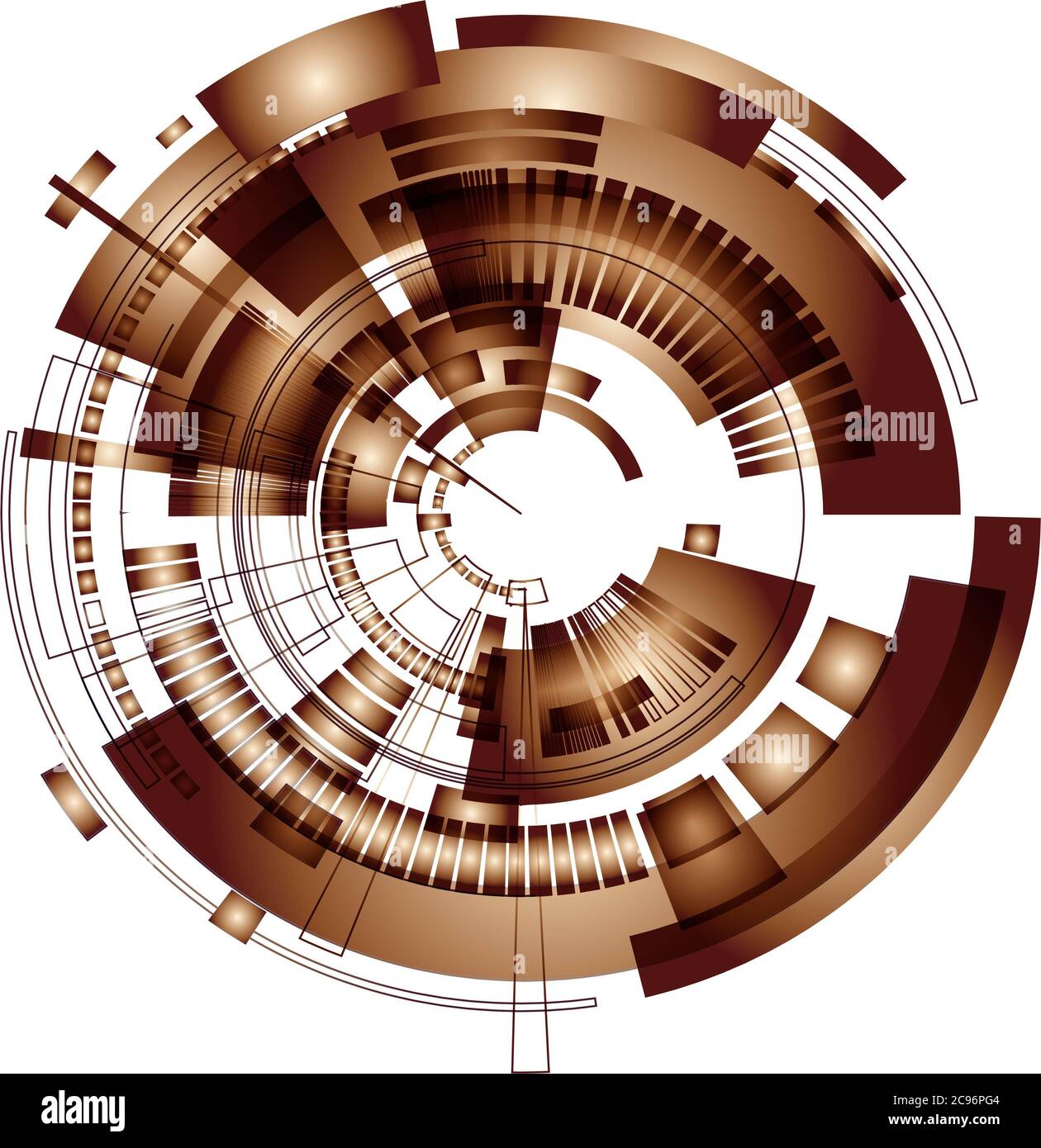 Technology circle illustration hi-res stock photography and images - Alamy