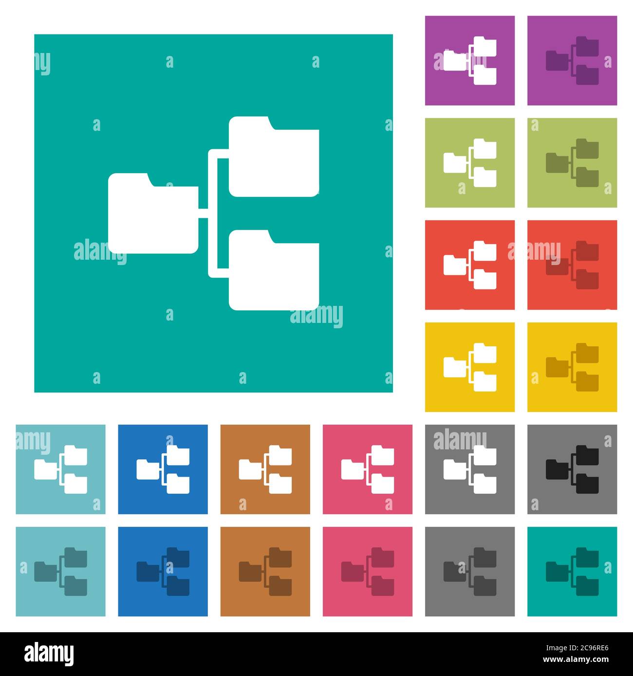 Cloud directory white flat Stock Vector Images - Alamy