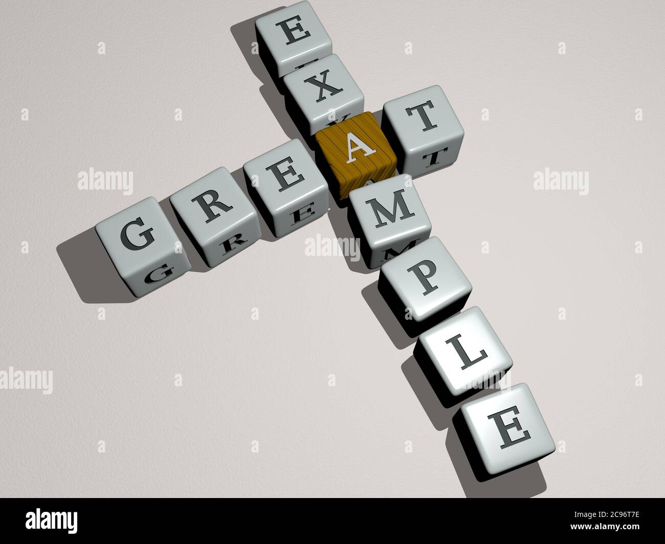 great example combined by dice letters and color crossing for the ...