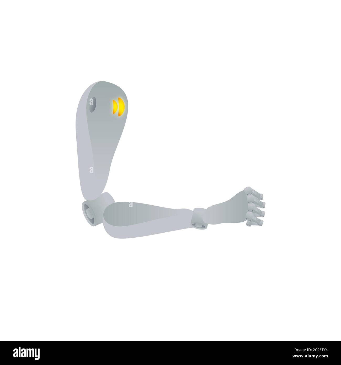 Modern concept of a prosthetic hand Stock Vector Image & Art - Alamy
