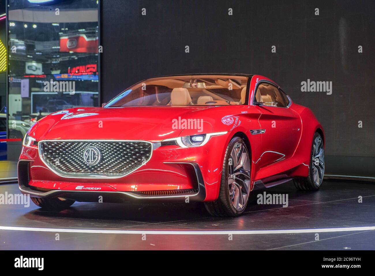 Nonthaburi-Thailand 28 NOV 2018: MG E-motion Concept Car show on display at The 35th Thailand ...