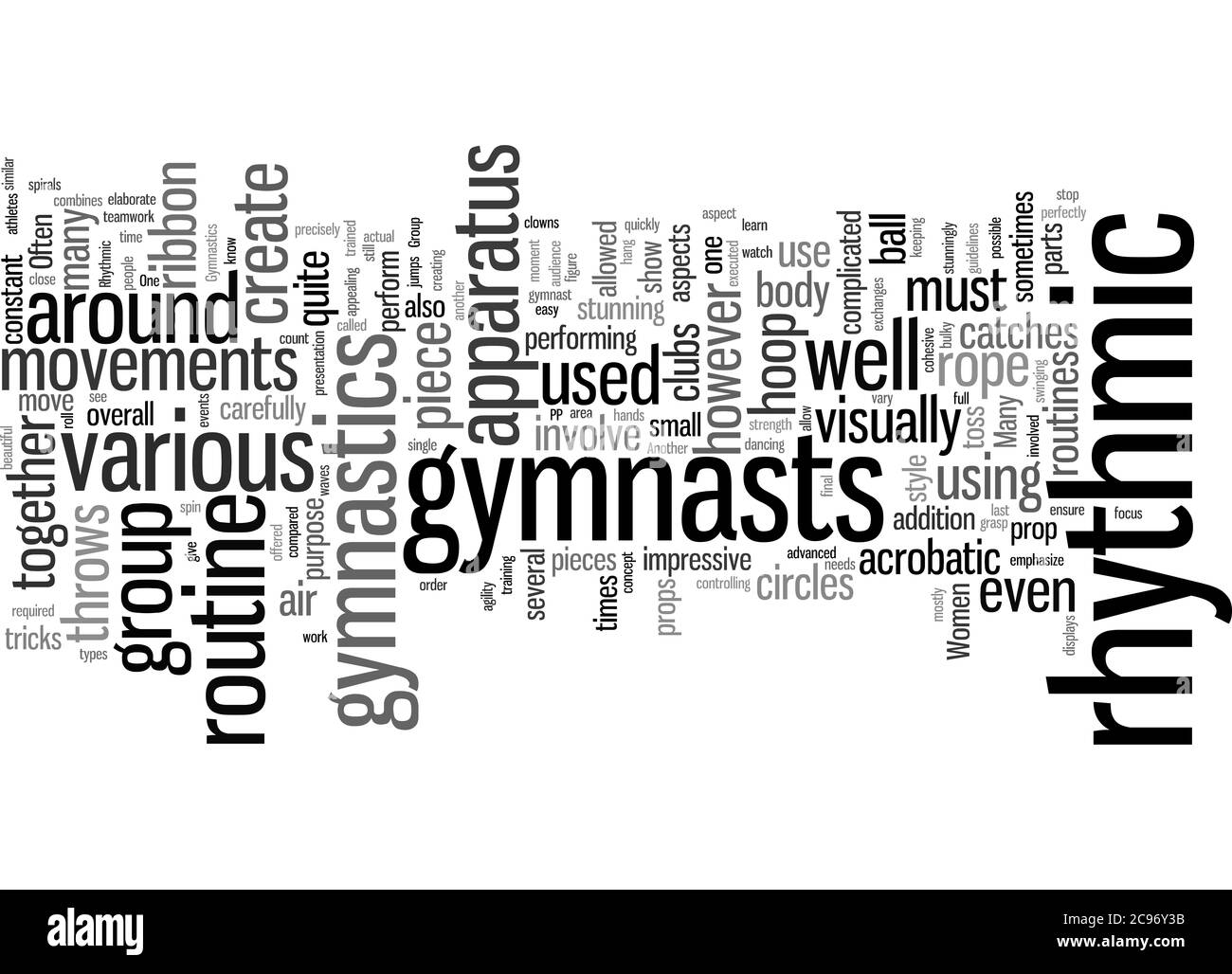 Rhythmic Gymnastics Black and White Stock Photos & Images - Alamy
