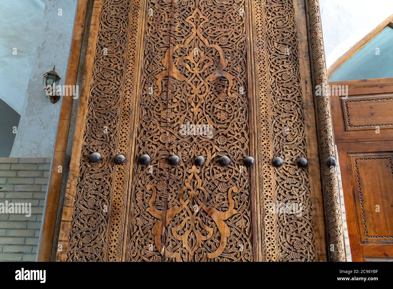The front porch door in traditional uzbek house Stock Photo - Alamy