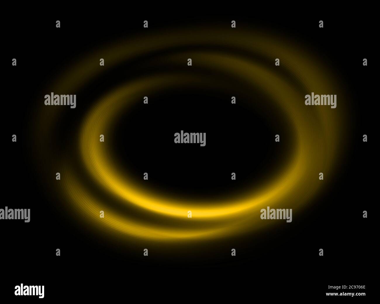 Abstract circle bright golden background Stock Photo - Alamy