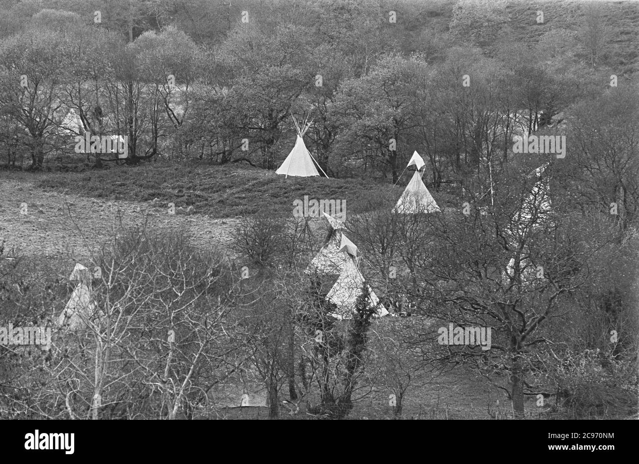 Tipi valley wales Black and White Stock Photos & Images - Alamy