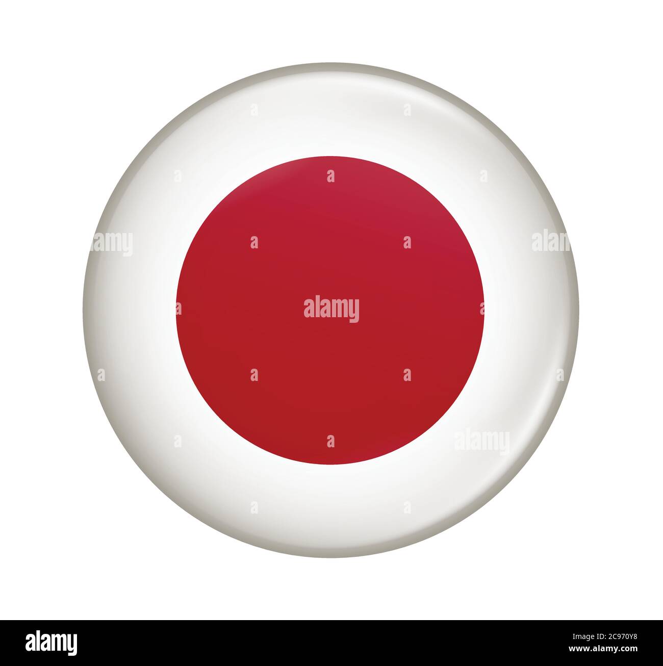 Japan flag icon vector illustration isolated on white background.Japan ...