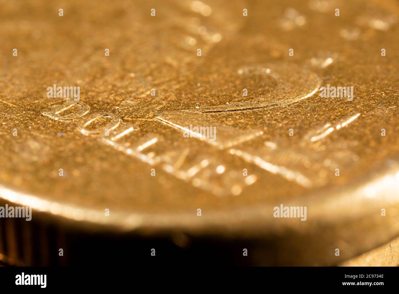 Australian Coins. Money background, Australia theme, shallow depth of ...