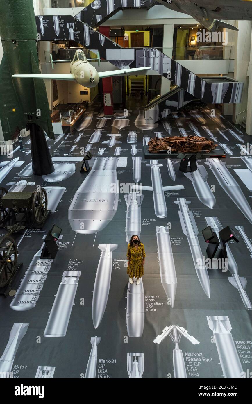 London, UK. 29 July 2020. Preview of "History of Bombs" by ...