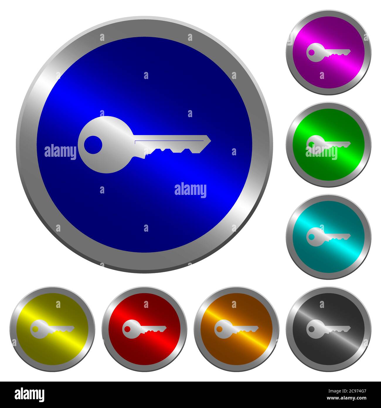 Secure bright orange door Stock Vector Images - Alamy