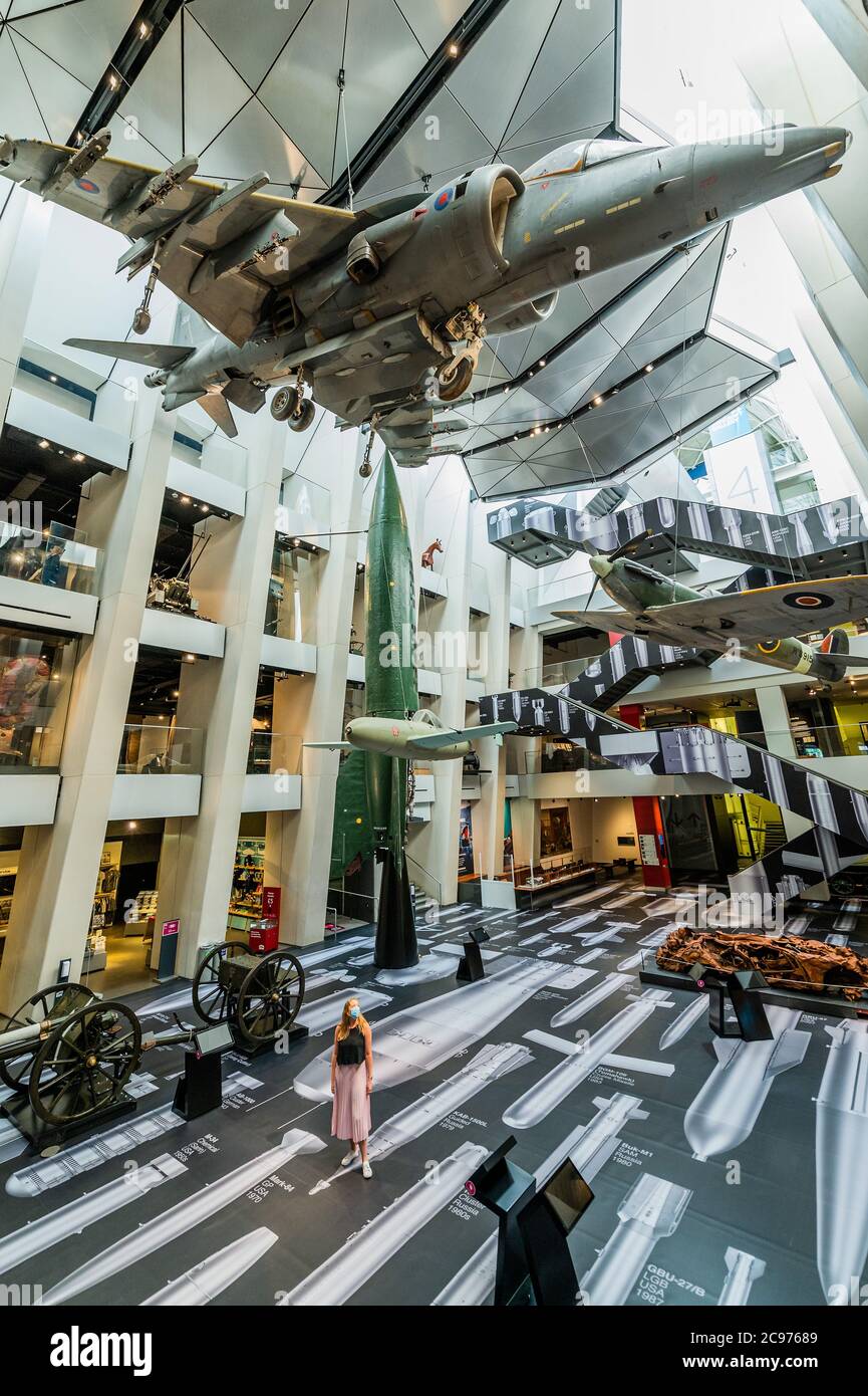 London, UK. 29th July, 2020. IWM London unveils brand new artwork by ...