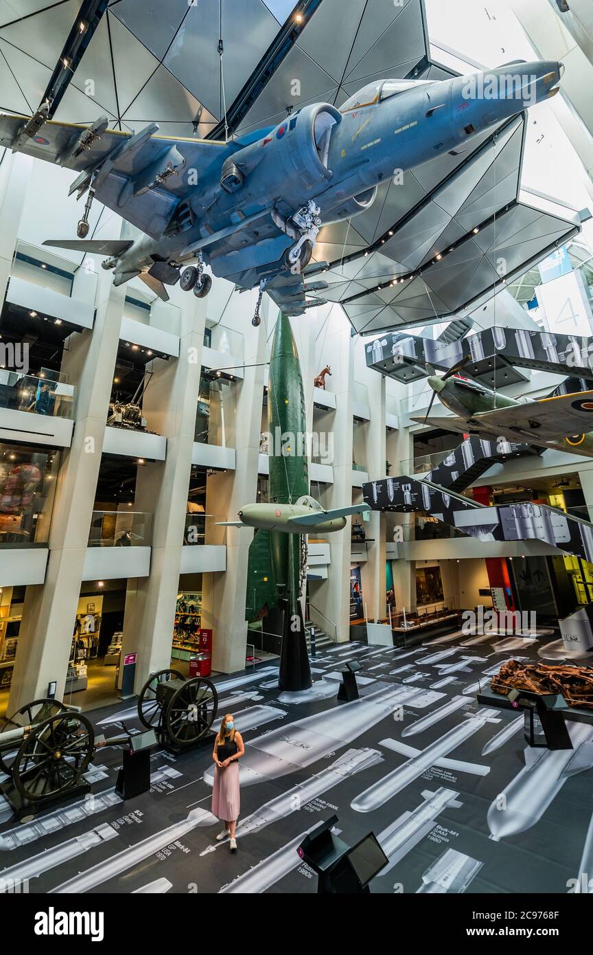 London, UK. 29th July, 2020. IWM London unveils brand new artwork by ...