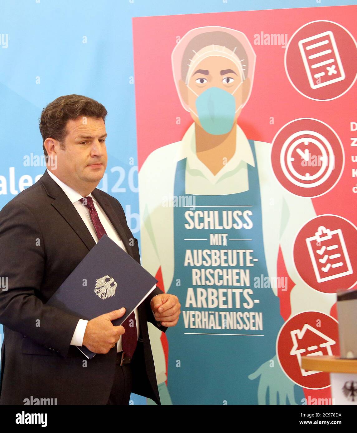 Berlin, Germany. 29th July, 2020. Hubertus Heil (SPD), Federal Minister ...