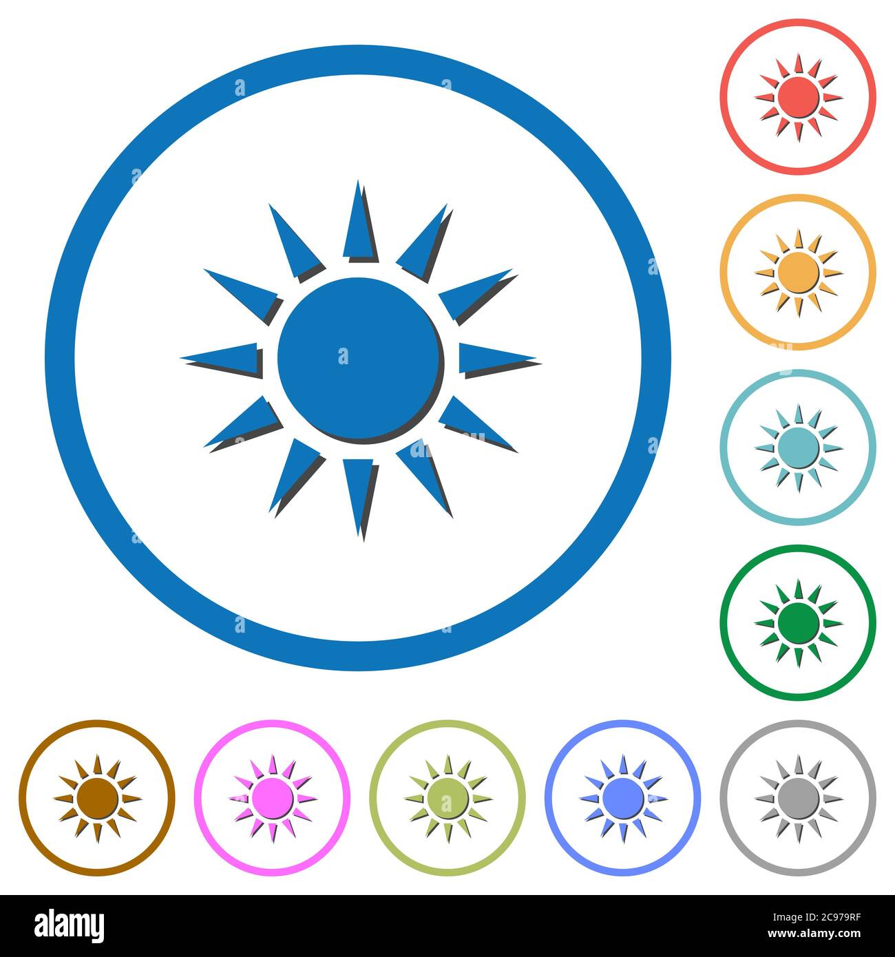 Circles in the sun Cut Out Stock Images & Pictures - Alamy