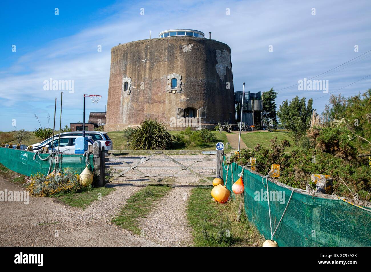 Martello tower AA built in the Napoleonic war 1810-1812 at Shingle ...