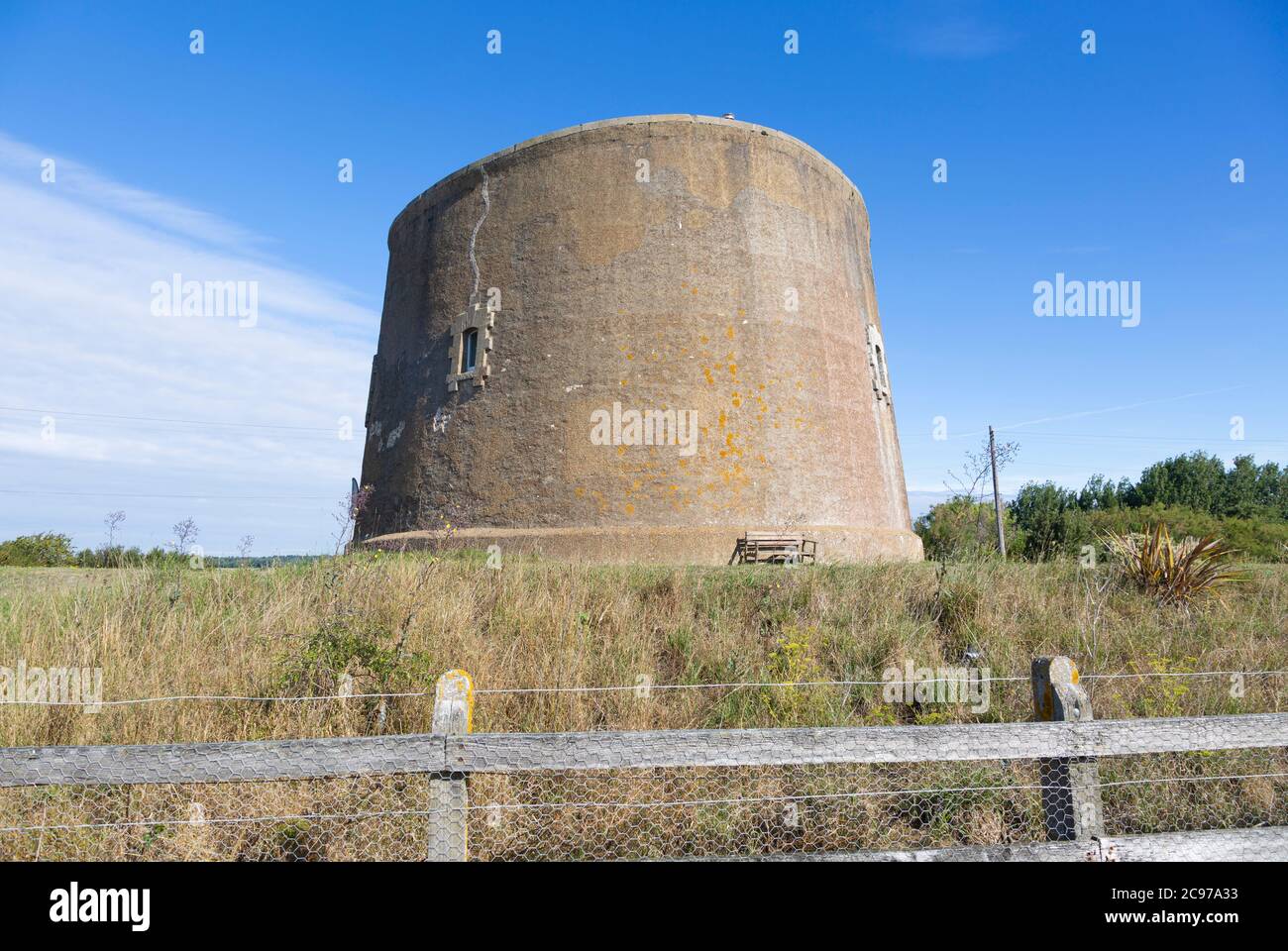 Martello tower AA built in the Napoleonic war 1810-1812 at Shingle ...
