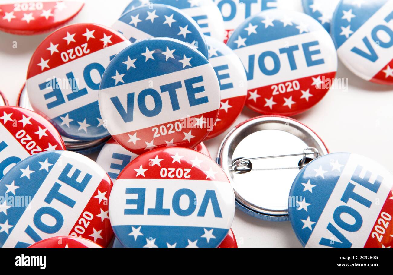Campaign buttons hi-res stock photography and images - Alamy