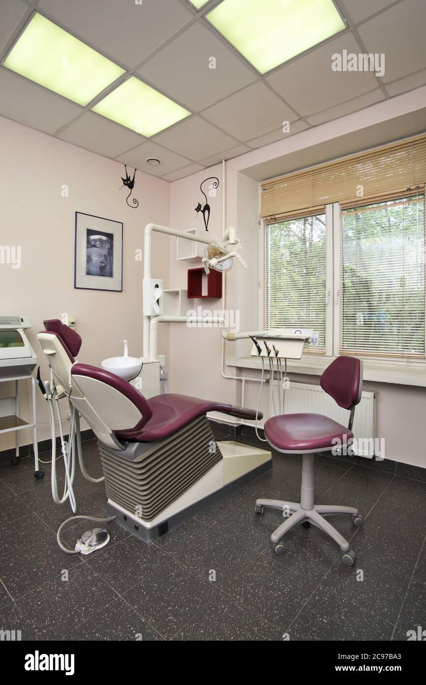 Dental office at hospital in Moscow. Russian federation Stock Photo - Alamy