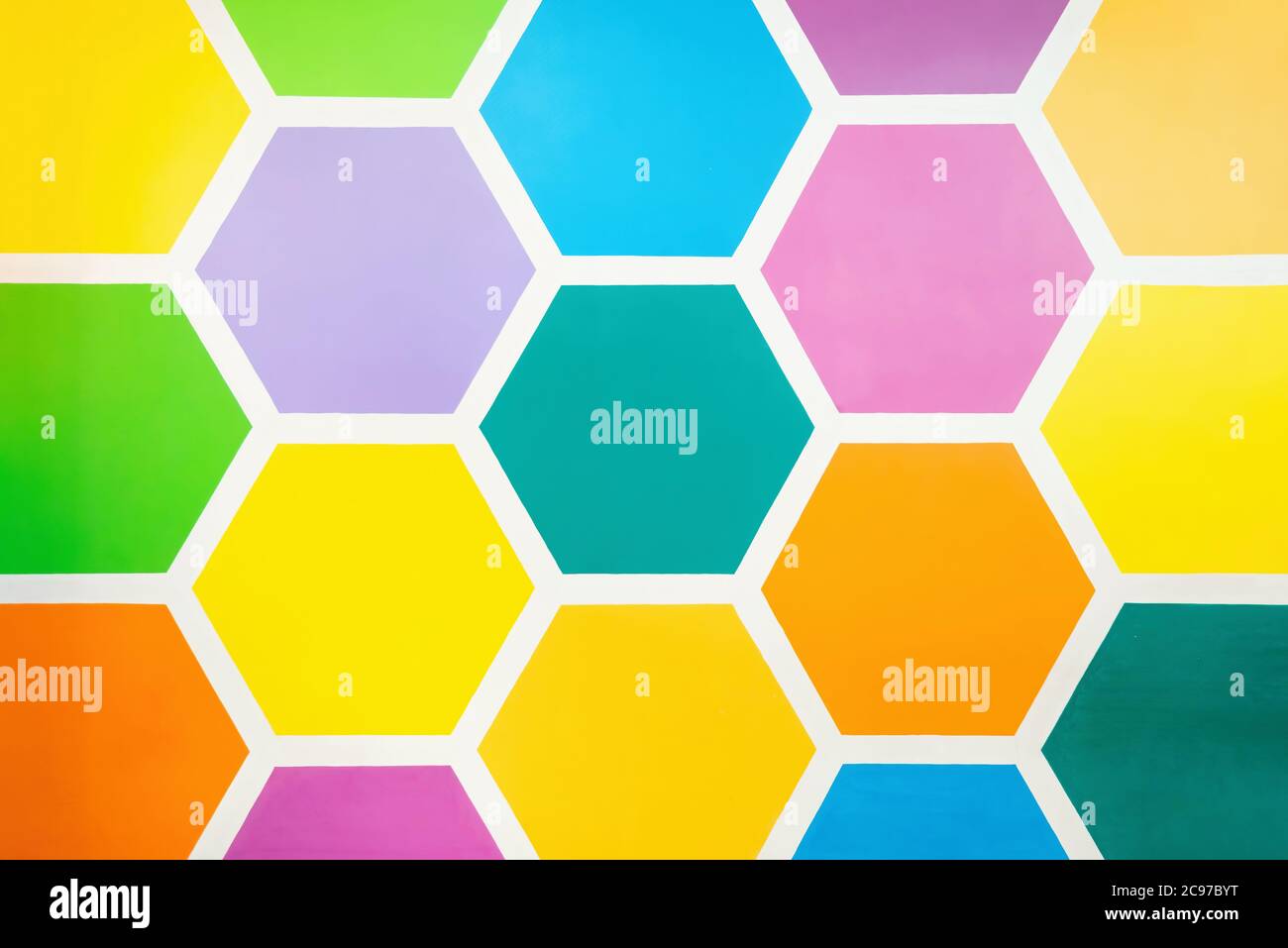 Abstract background in the form of multi-colored polygons Stock Photo ...