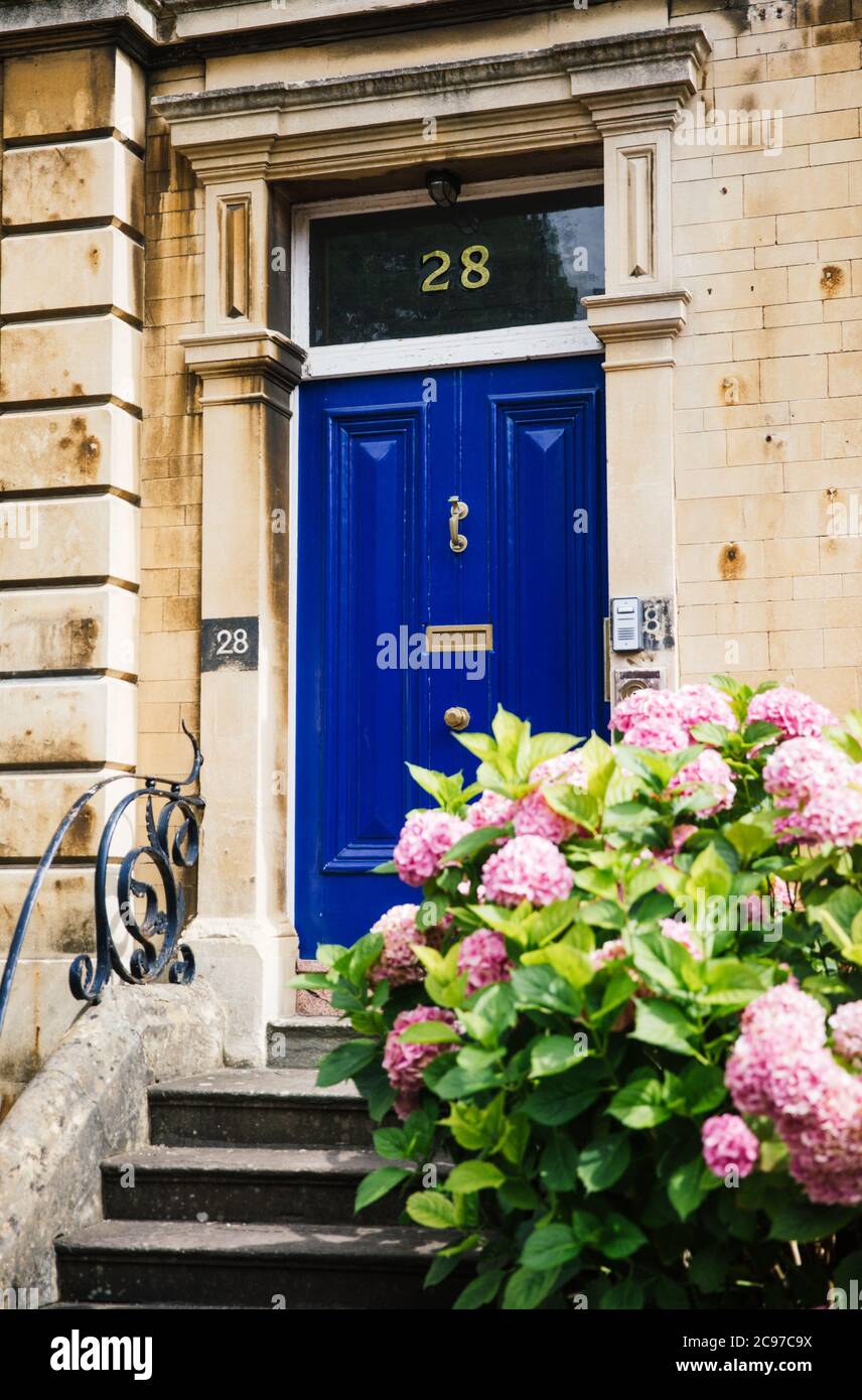 Beautiful blue door hi-res stock photography and images - Alamy