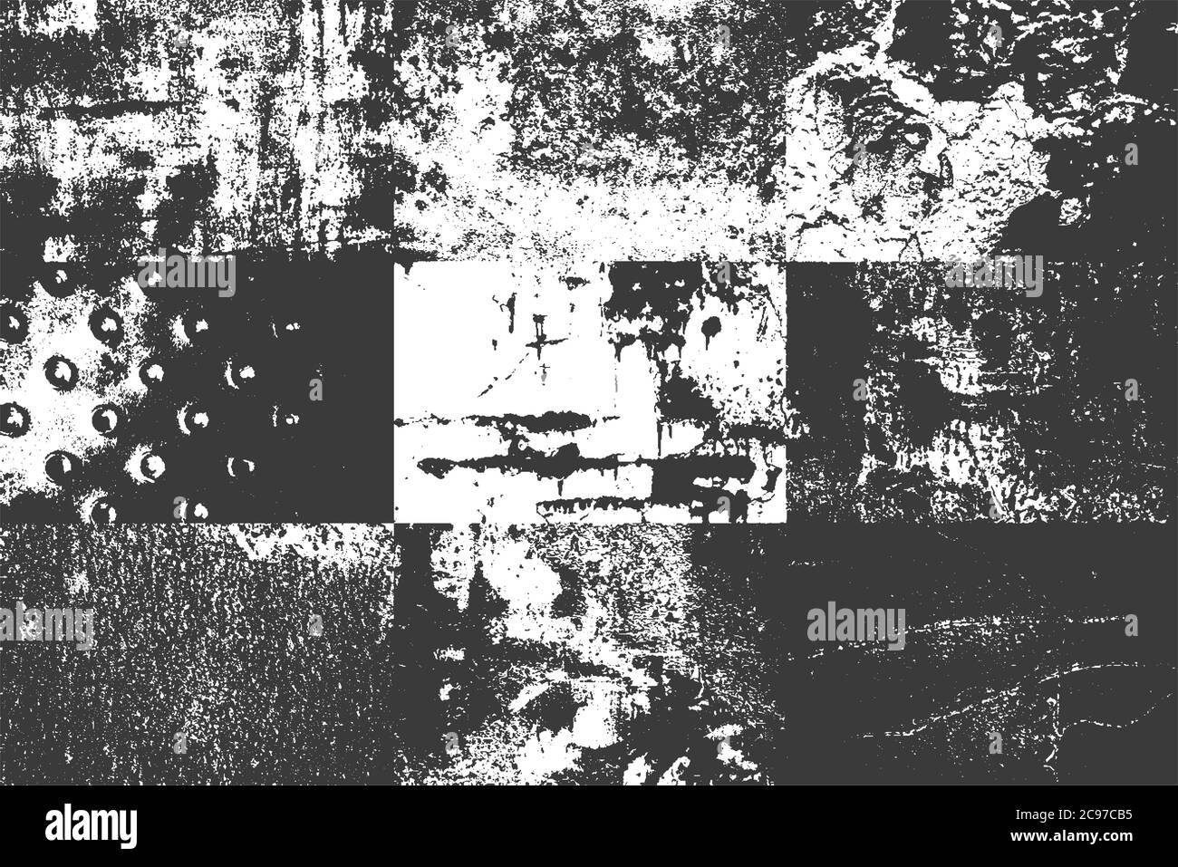 Distress old cracked rusty metal texture. EPS8 vector Stock Vector ...