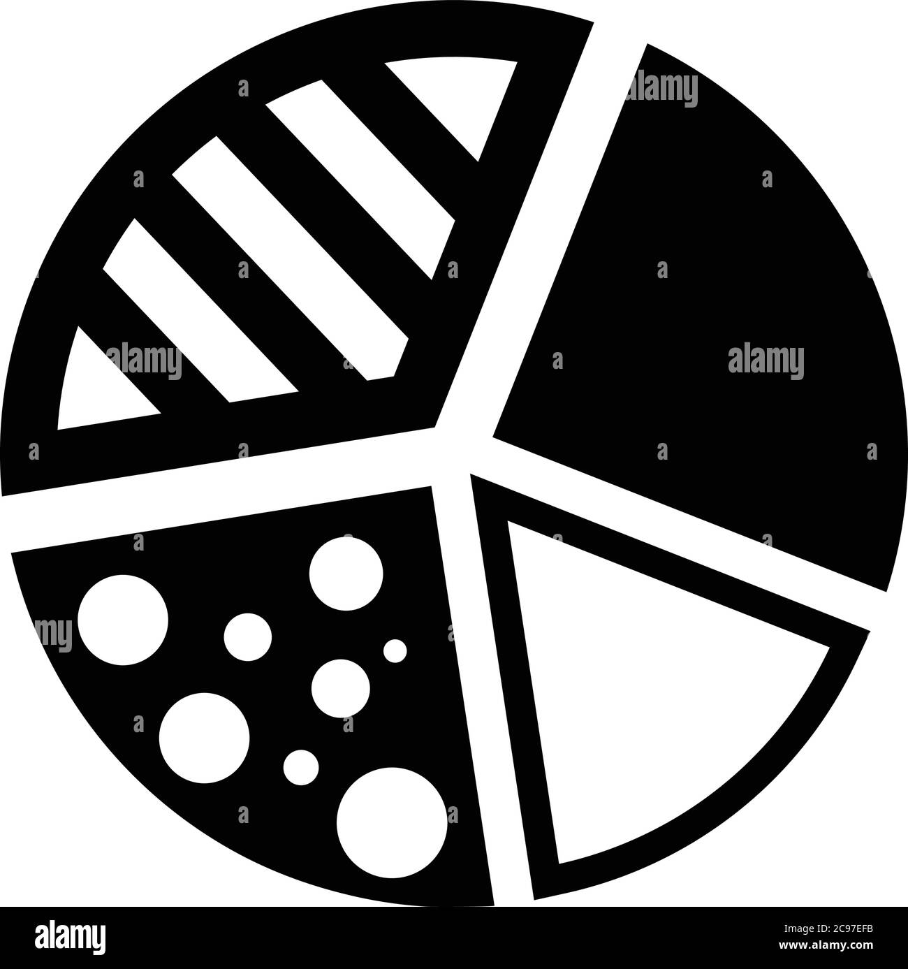 Pie Chart Clipart Black And White at Jeff Updike blog