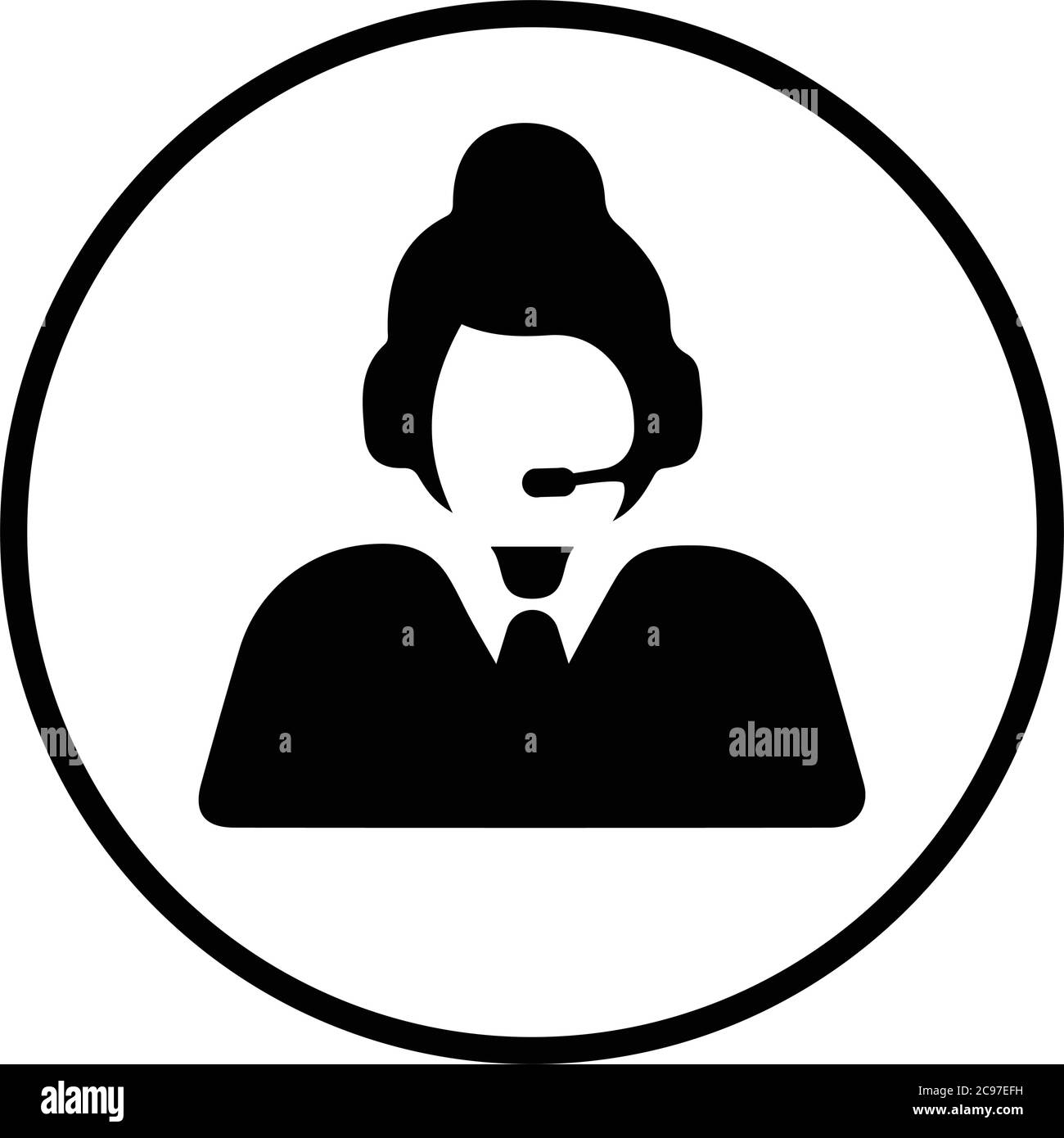 Customer support icon hi-res stock photography and images - Alamy