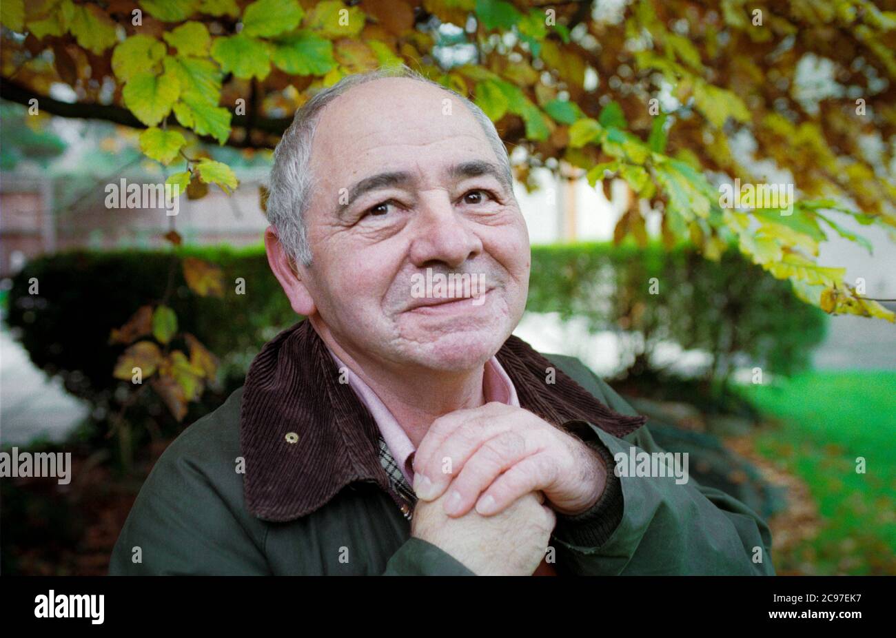 Portrait of Colin Dexter, author of the Morse series of books set in ...