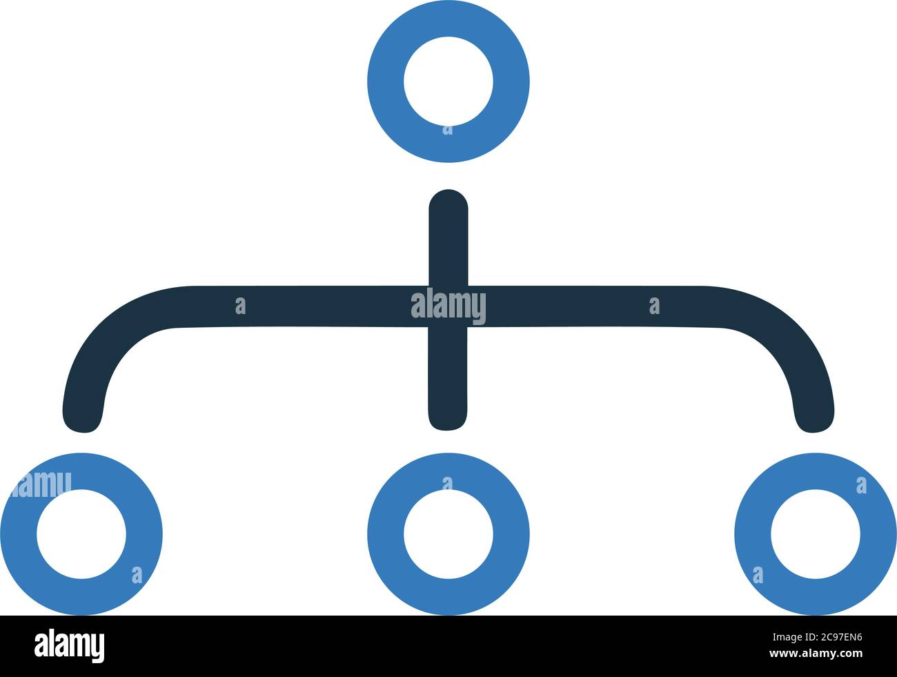Hierarchy, site map icon. Beautiful design and fully editable vector ...