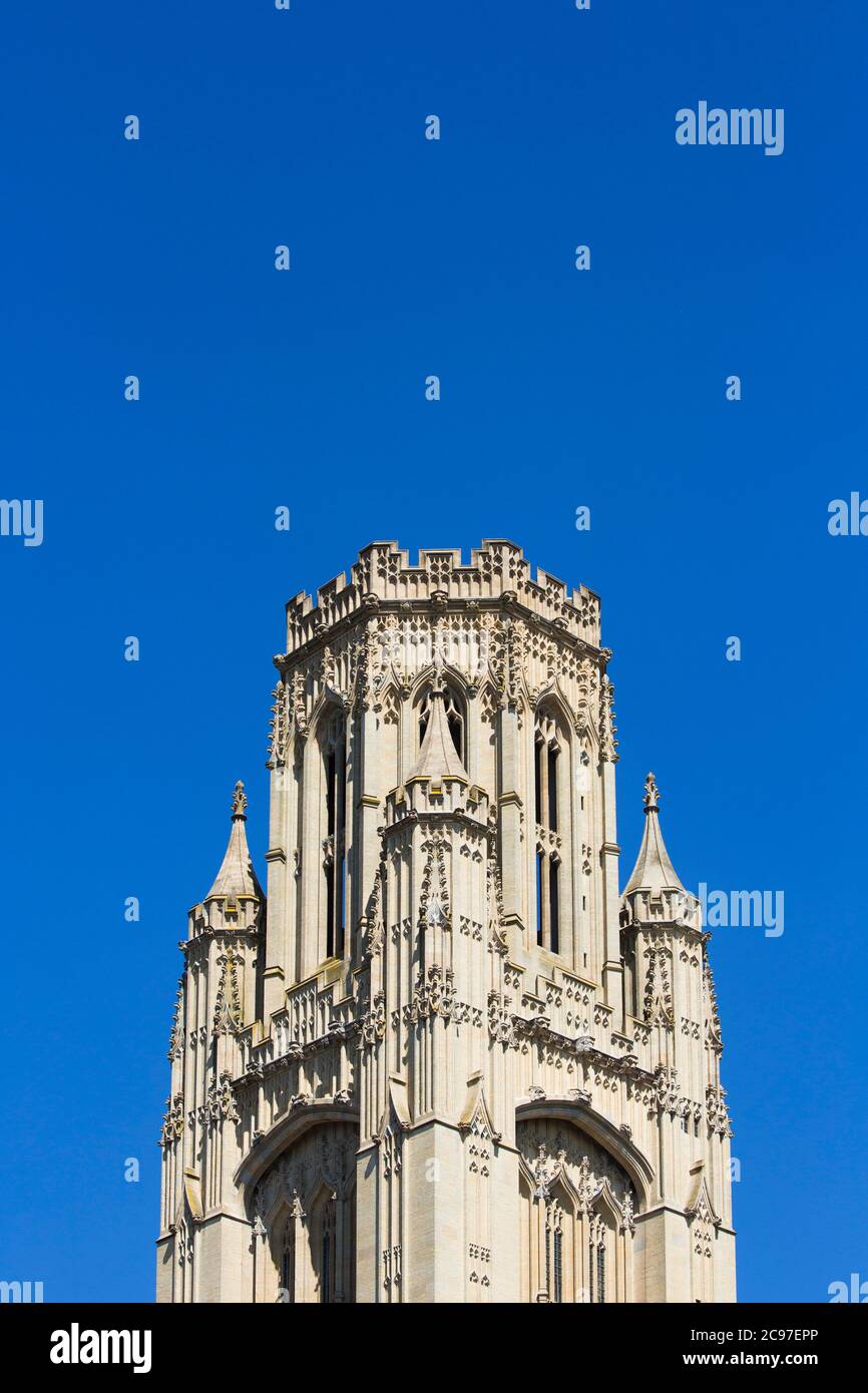 The Wills Memorial Building (also known as the Wills Memorial Tower or ...