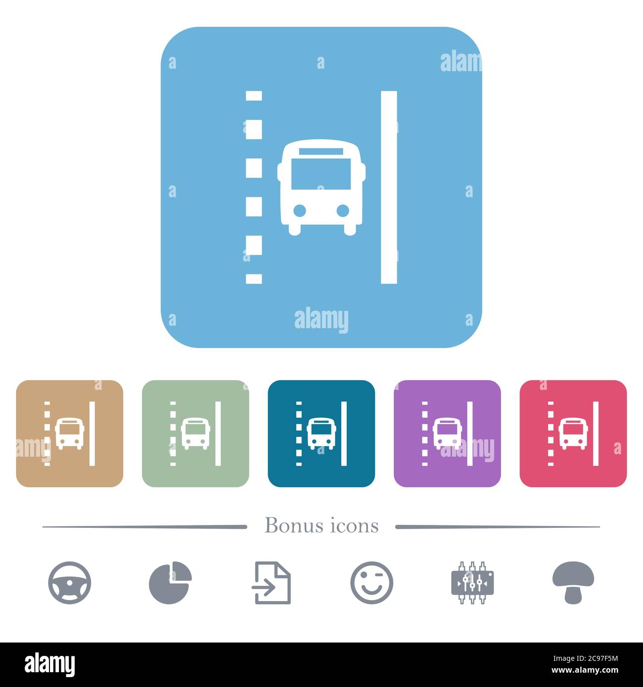 Buslane Stock Vector Images - Alamy