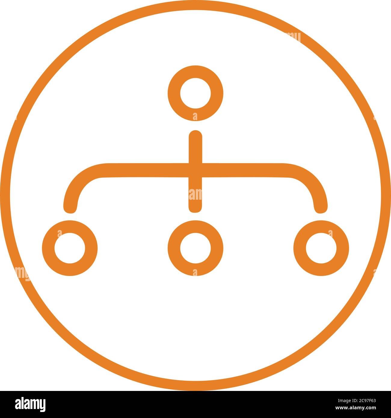 Hierarchy, site map icon. Beautiful design and fully editable vector ...