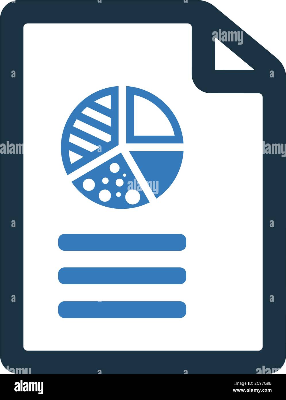 Pie Chart Report Icon