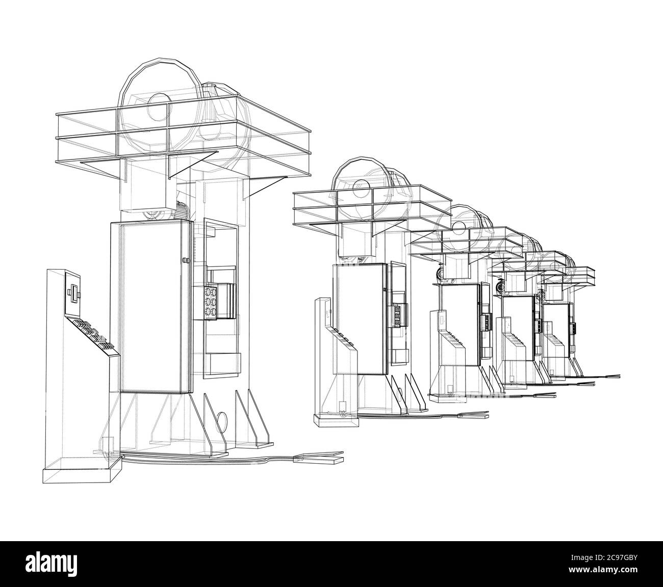 Friction screw press concept outline. Vector Stock Vector Image & Art ...