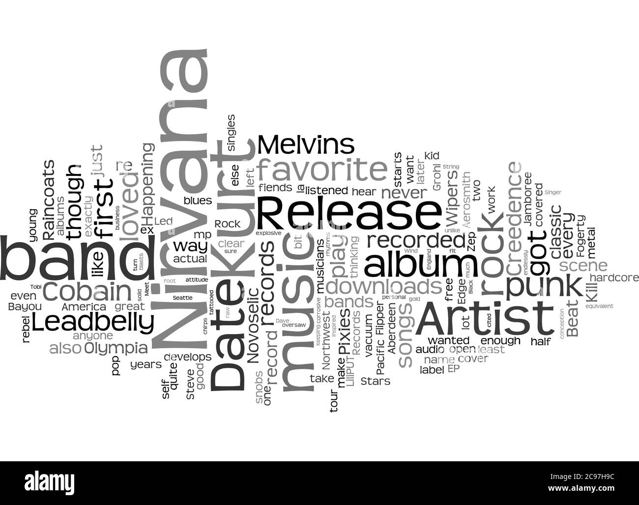 Nirvana Word High Resolution Stock Photography and Images - Alamy