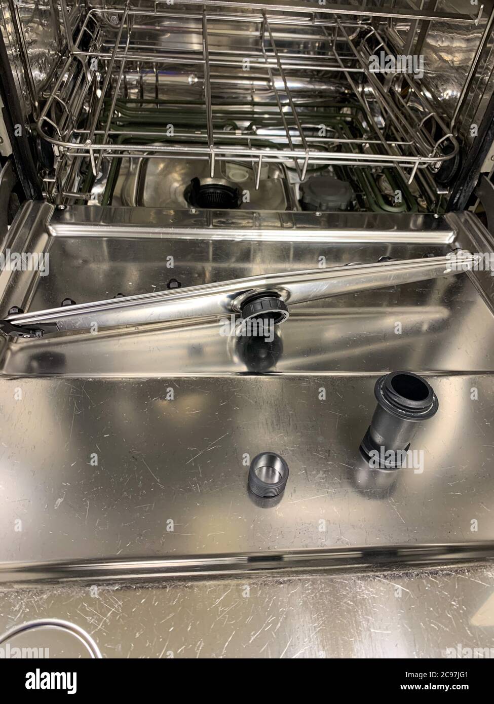 Dishwashing arm hi-res stock photography and images - Alamy