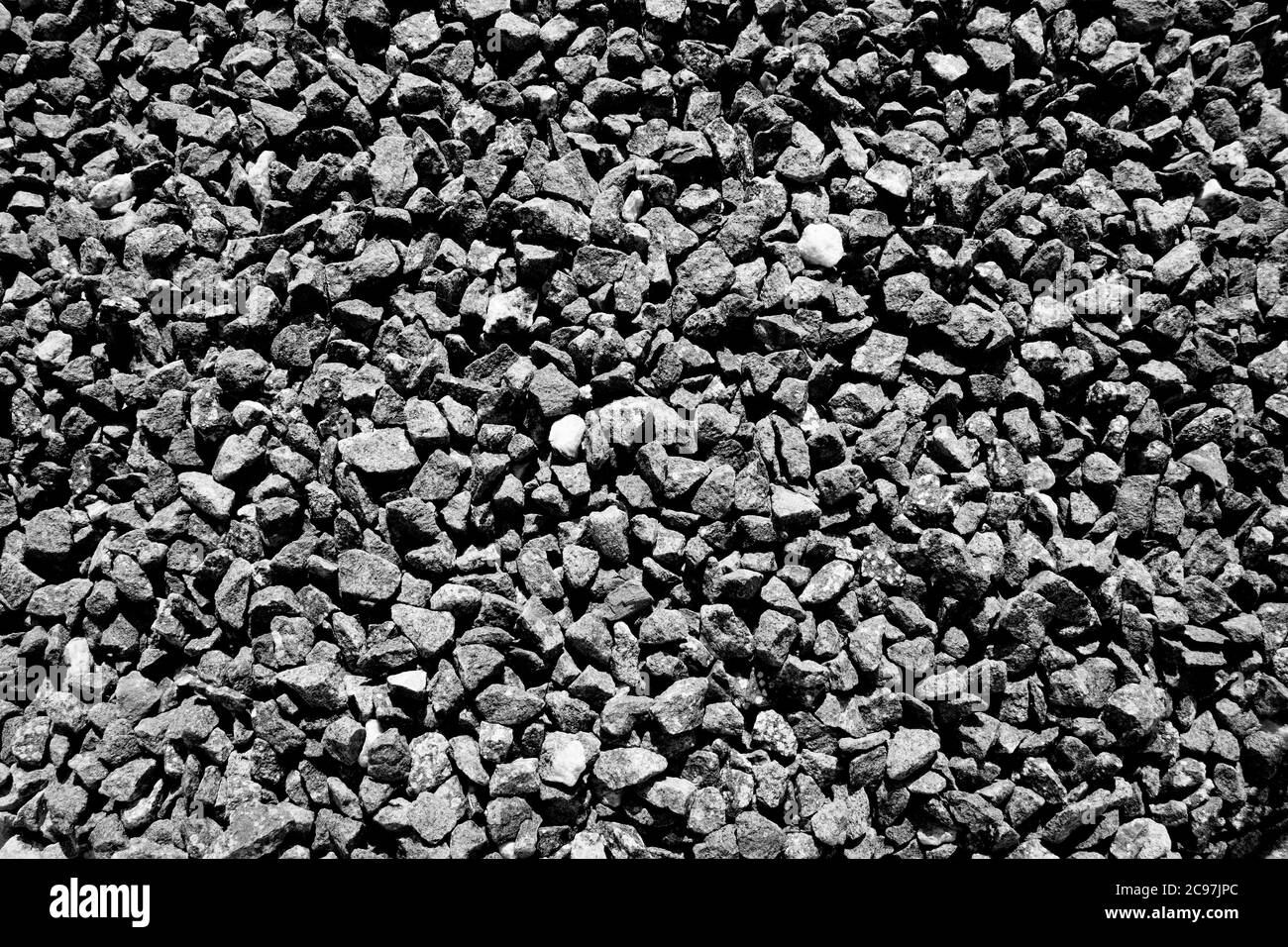 Crushed granite Black and White Stock Photos & Images - Alamy
